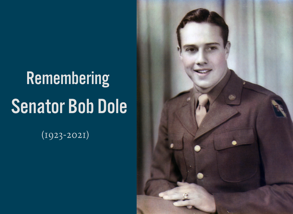 Museum Pays Tribute Bob Dole, WWII Veteran and Public Servant | The ...