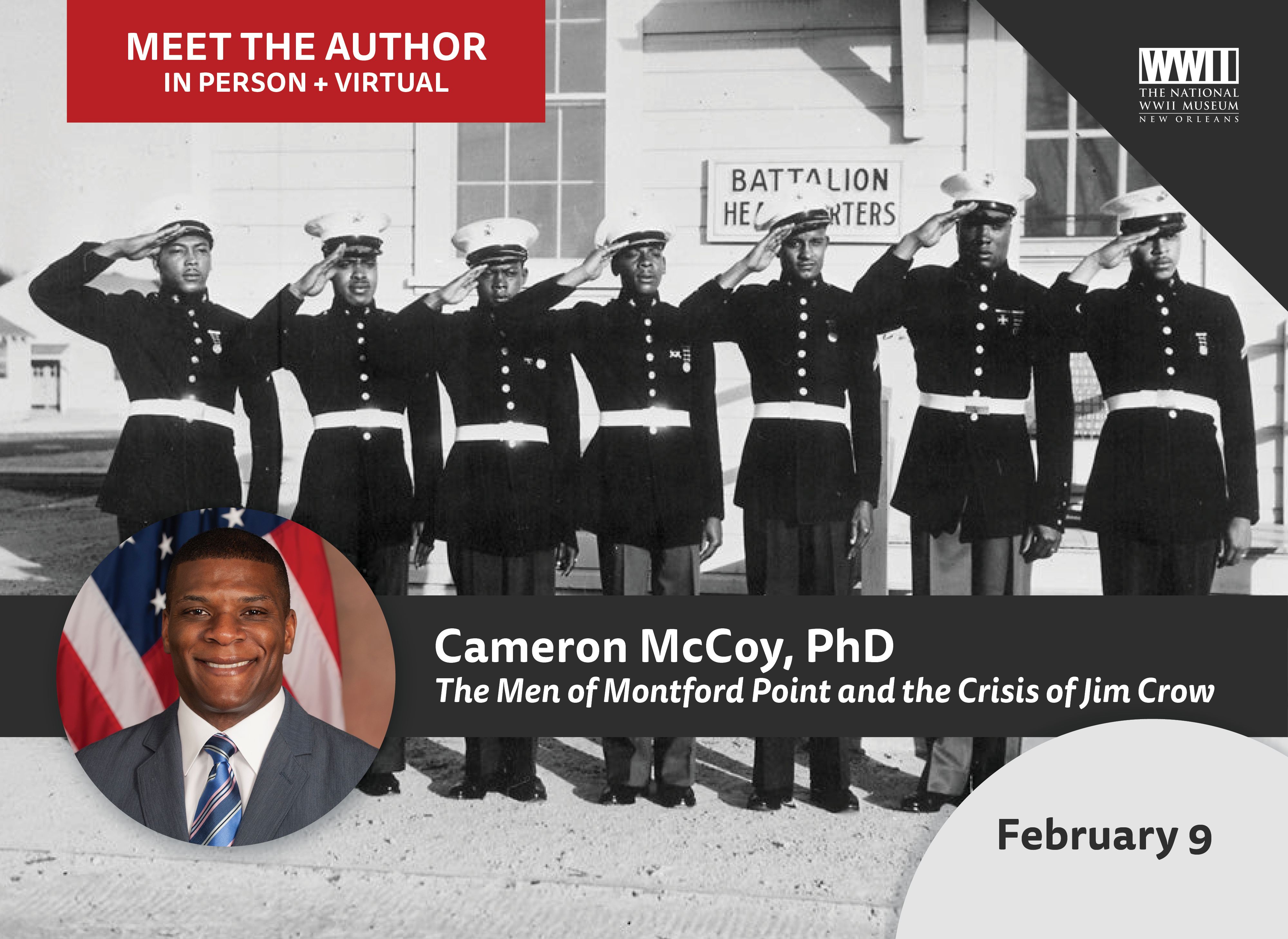 Meet the Author: Cameron McCoy, PhD, "The Men of Montford Point and the ...
