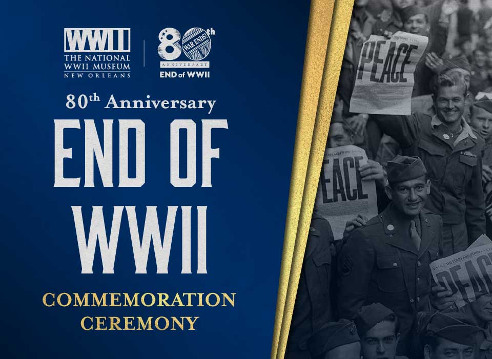 80th Anniversary of the End of World War II Commemoration Ceremony ...