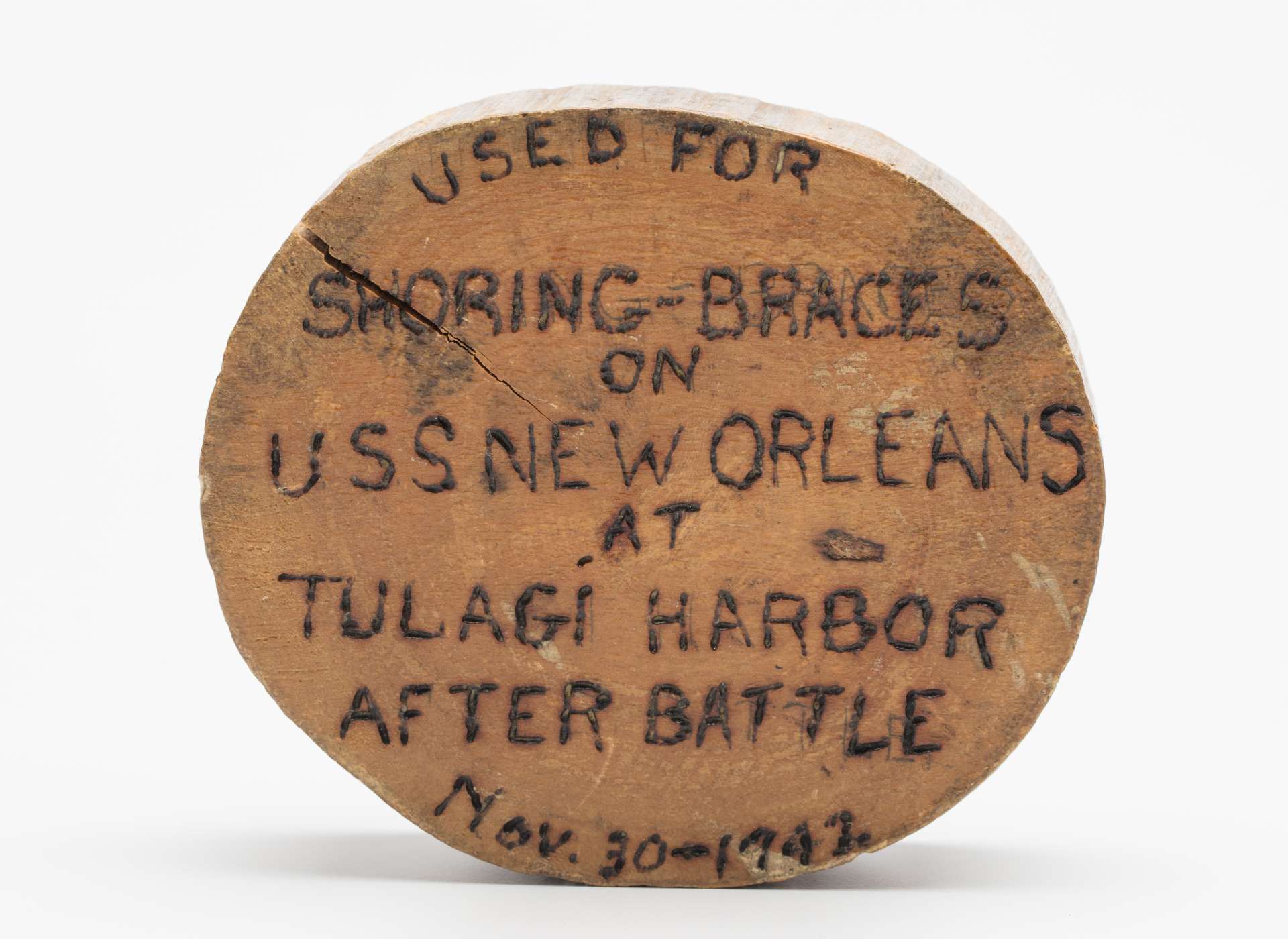 [1920 x 1400] Coconut log used in the makeshift bow for USS New Orleans ...